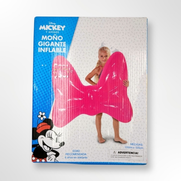 Disney | Other | Disney Giant Minnie Mouse Inflatable Bow Pool Float ...